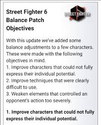 Latest SF6 Patch Notes: Updates and Changes Explained - Info Petite Nation