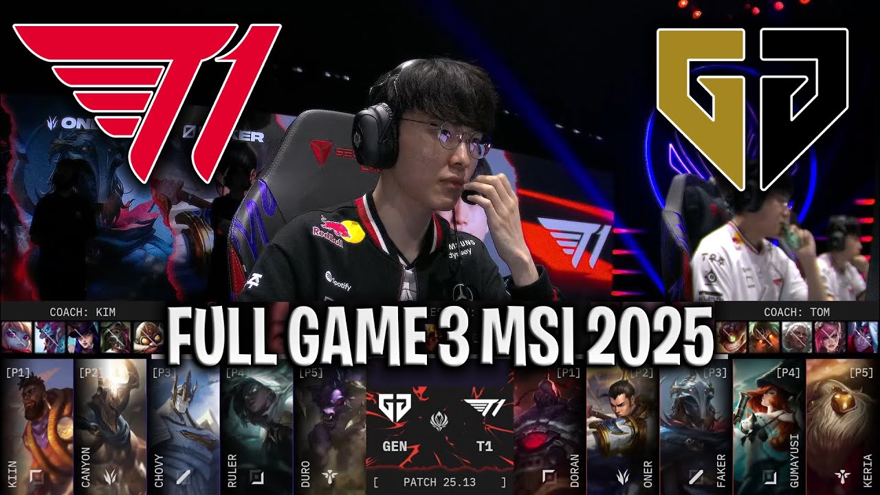 GENG vs T1 in the MSI Finals: A Clash of Champions - Info Petite Nation
