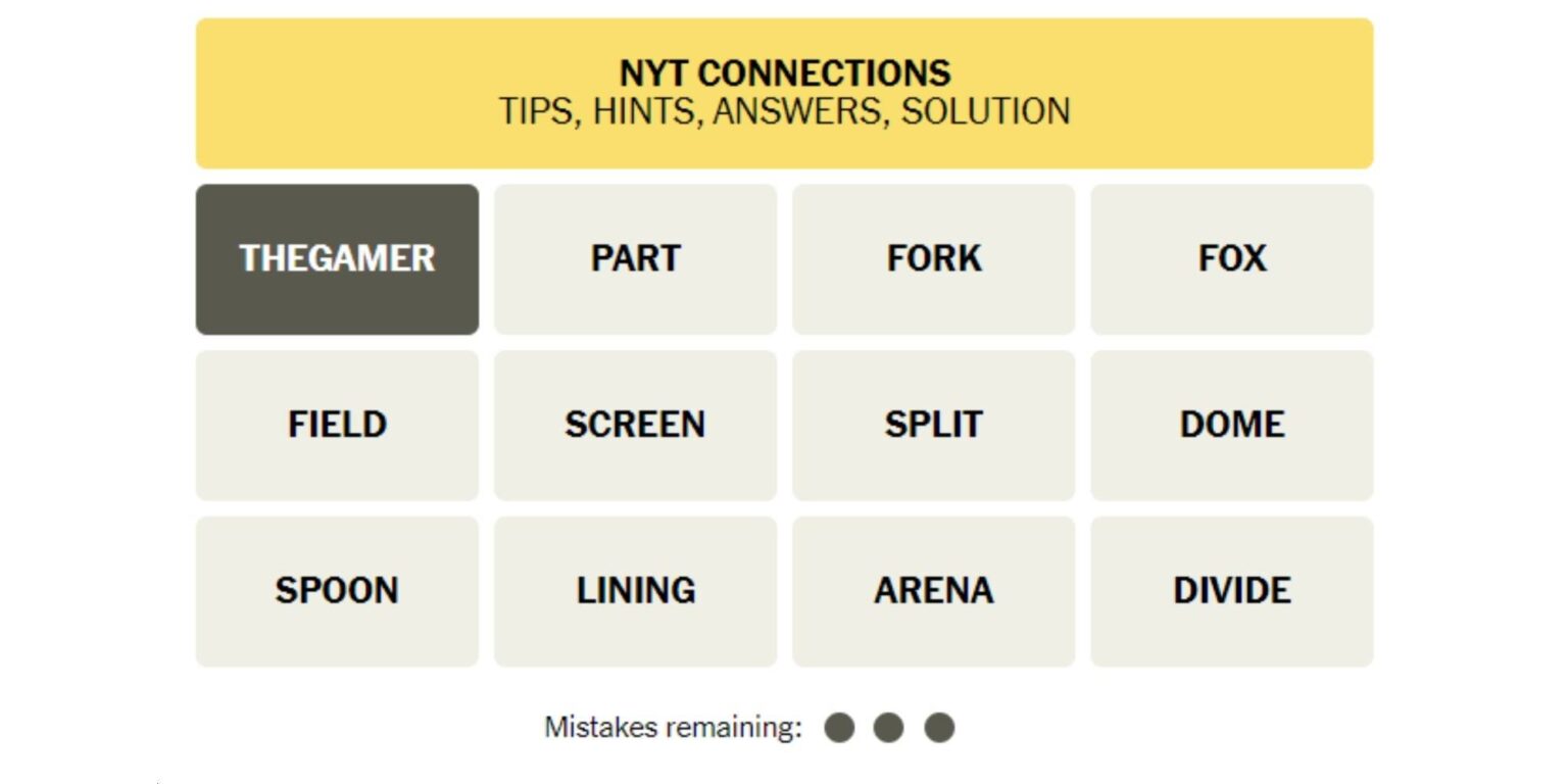 NYT Connections Hints: Tips for Solving the Daily Puzzle